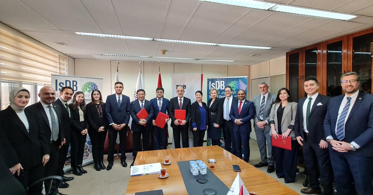 IsDB Group and TSKB Sign US$ 100 Million Financing Agreement for Post ...