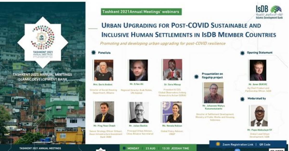 Urban Upgrading for Post-Covid Sustainable and Inclusive Human ...