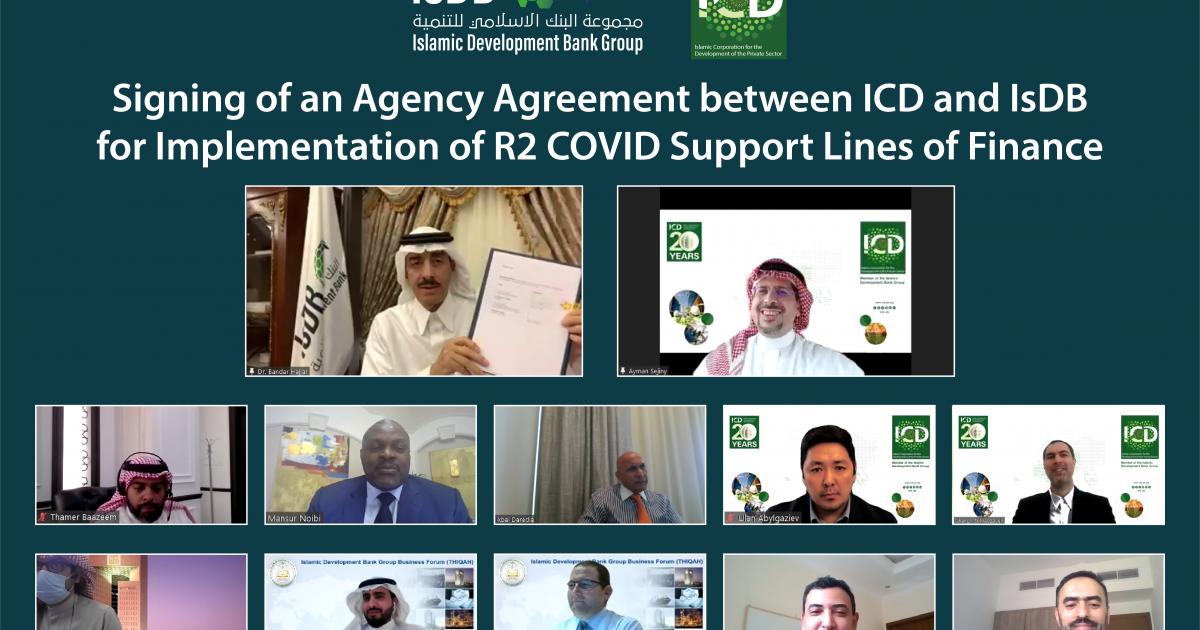 IsDB and ICD Sign Agency Agreement to Implement R2 COVID Support Line ...