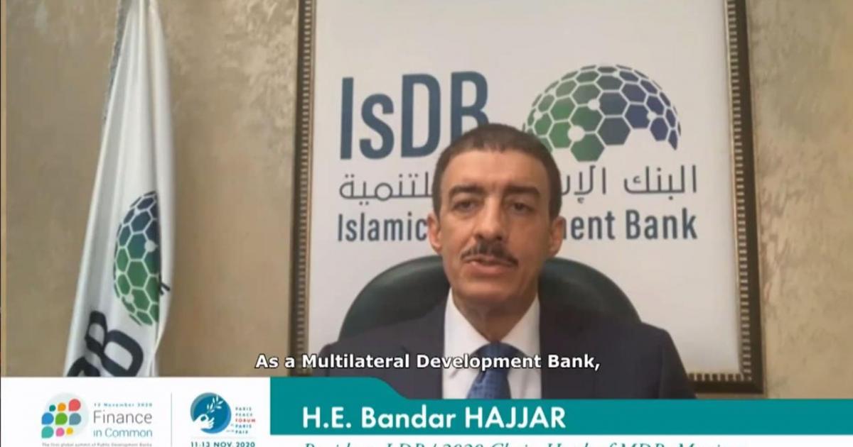 Dr. Hajjar Signatory of the Finance in Common Summit Declaration co ...