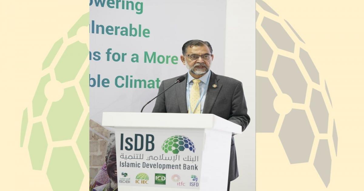 IsDB Vice President Zamir Iqbal Addresses COP27 Side Event on Green ...