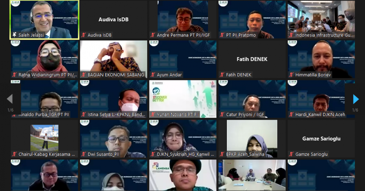 IsDB Group & IIGF Joint Workshop: Delivering Social Infrastructure ...